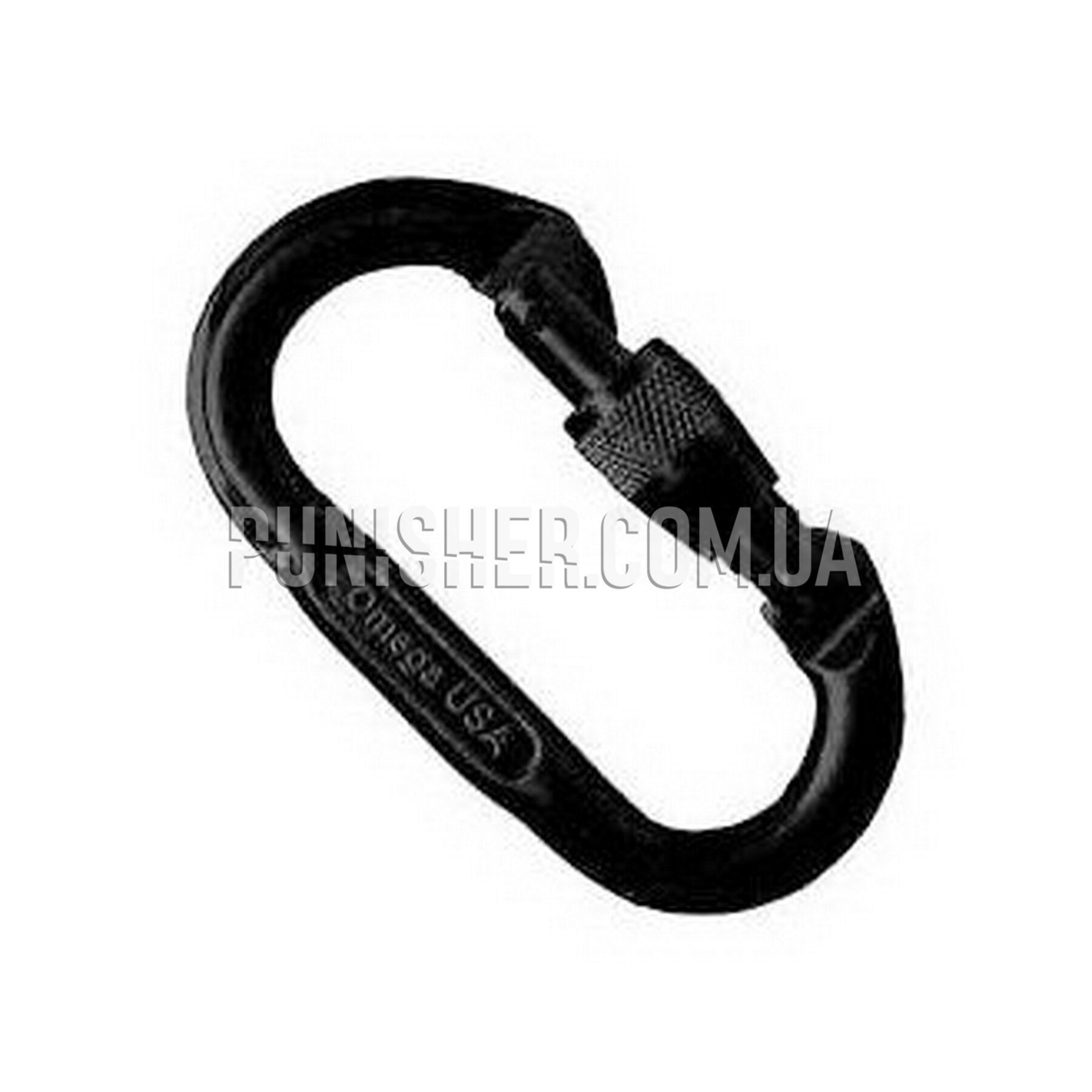 Omega Pacific Oval Locking Carabiner Black buy with international ...