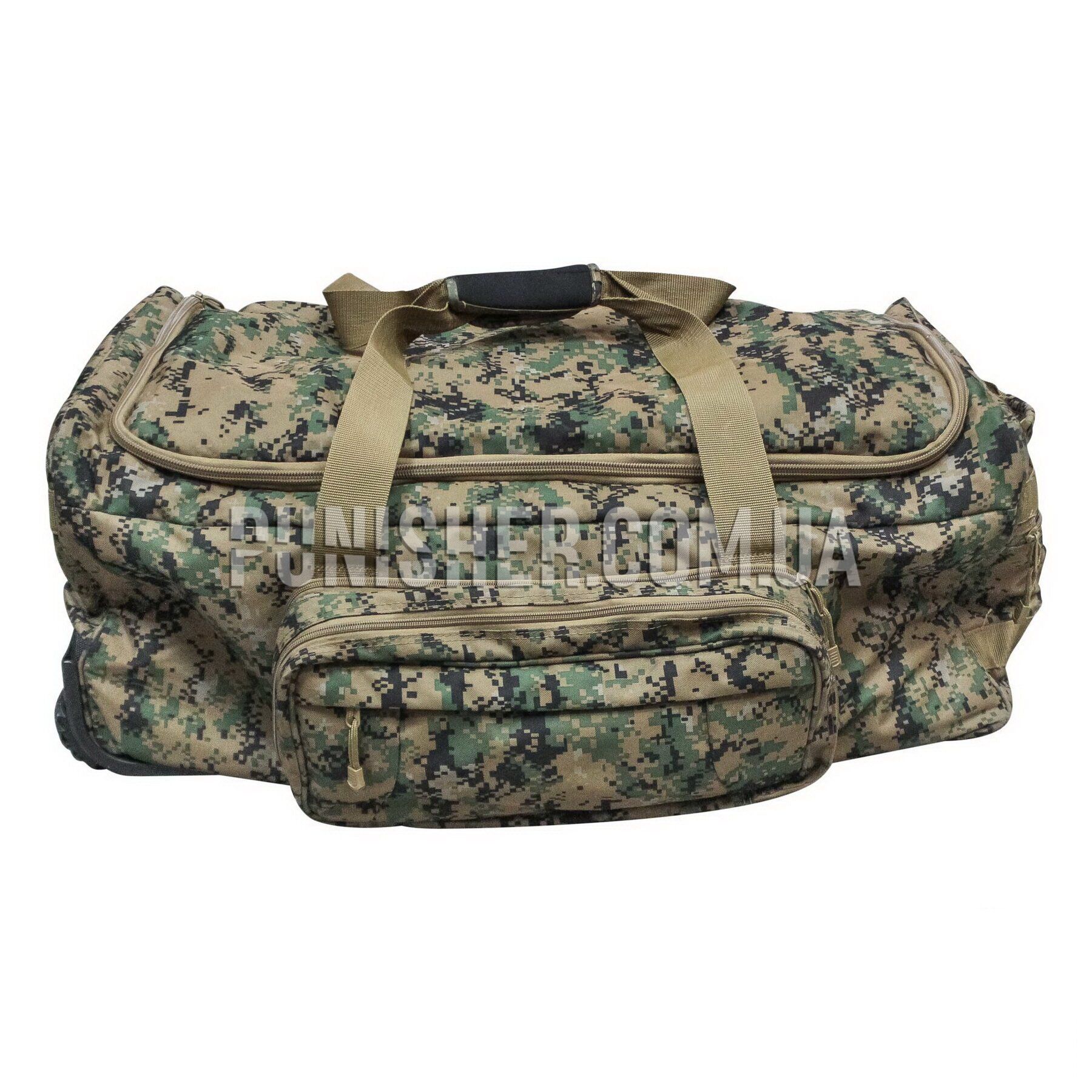 USMC Rolling Deployment Luggage Bag Marpat Woodland buy with ...