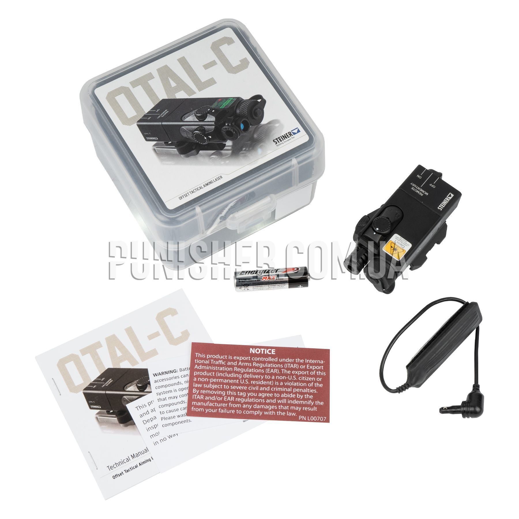 Steiner Offset Tactical Aiming Laser-IR (OTAL-C IR) Black buy with ...
