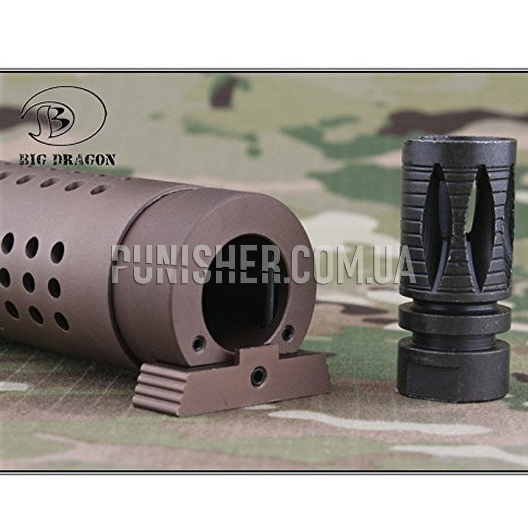 Big Dragon KAC PDW QD Silencer With QD Flash Hider DE buy with ...