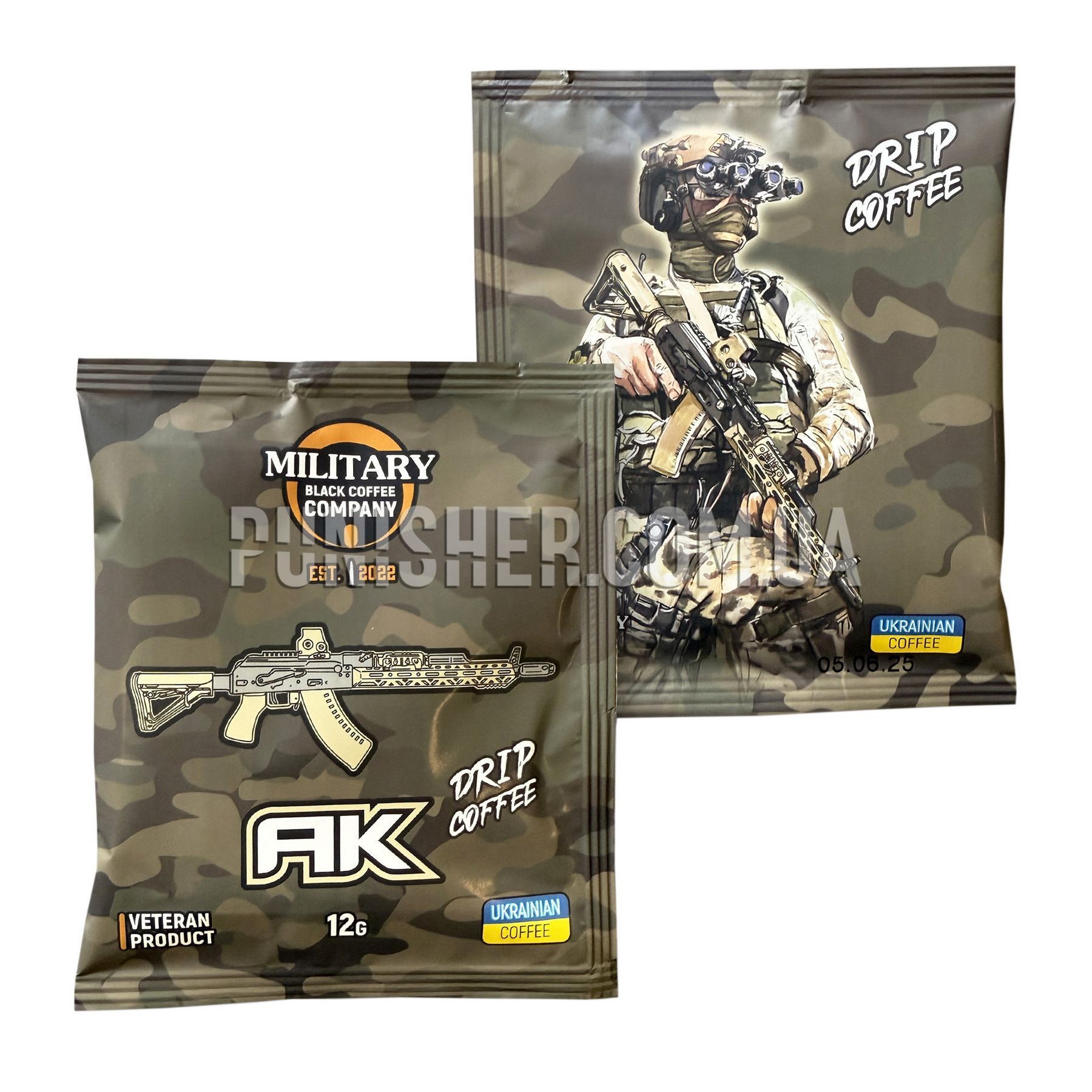Дрип кофе Military Black Coffee Company АК Camouflage купить с ...