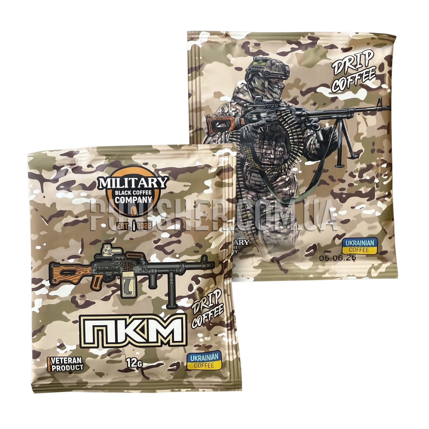 Дрип кофе Military Black Coffee Company ПКМ Multicam Arid купить с ...