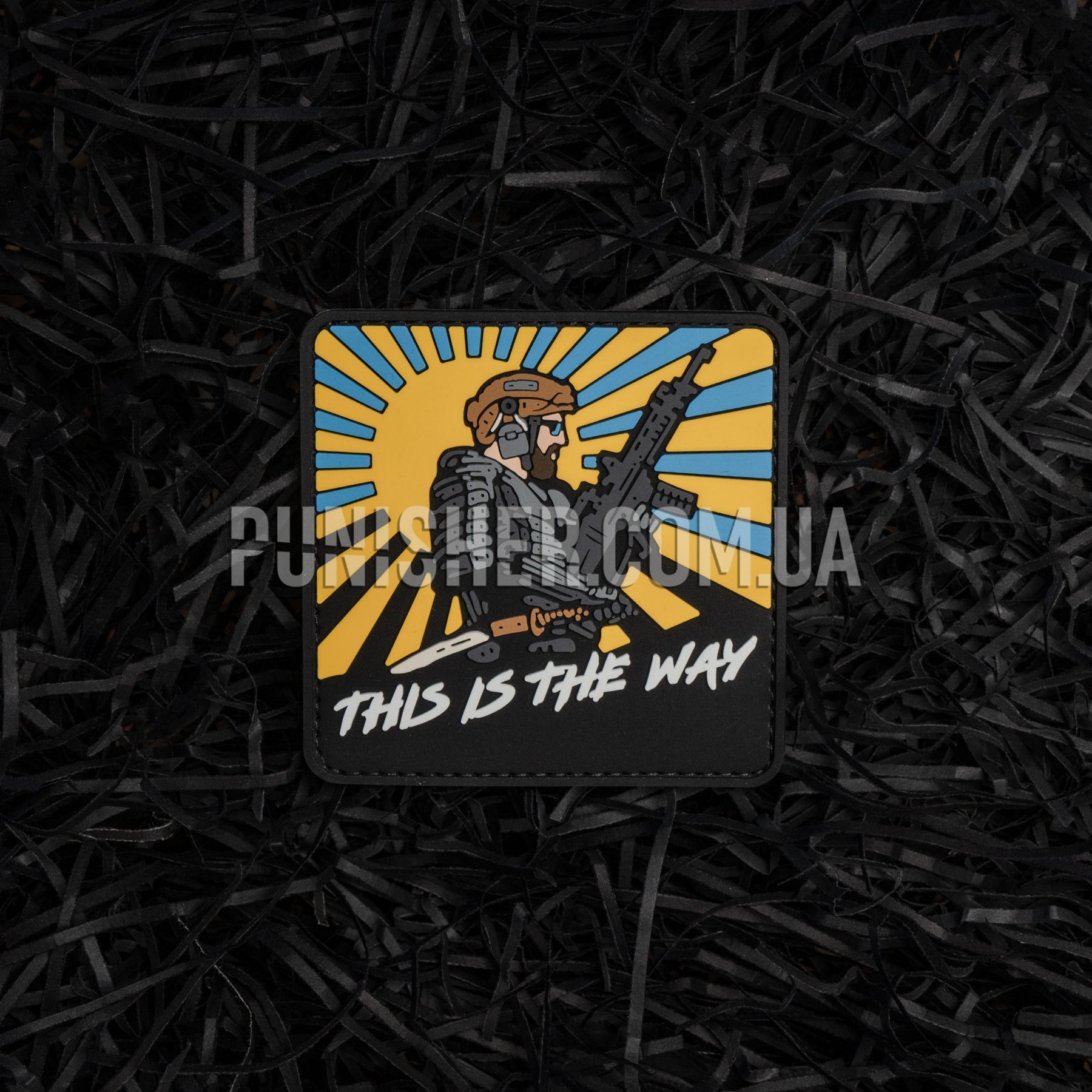 BS This is the way PVC Patch Yellow/Blue buy with international ...