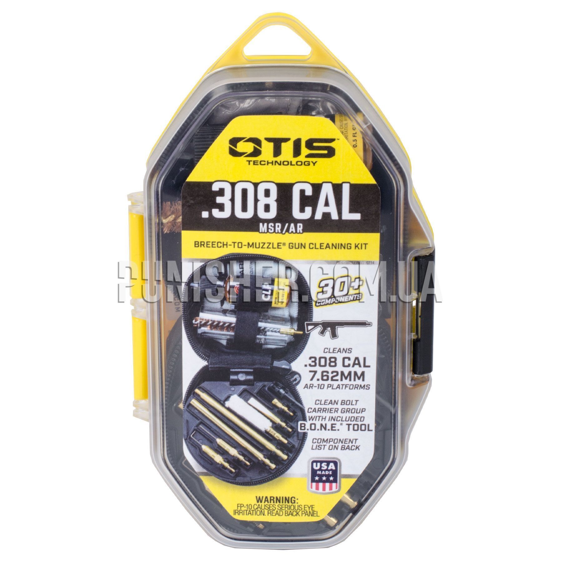 Набір для чищення зброї Otis .308 Cal MSR/AR Gun Cleaning Kit Чорний ...