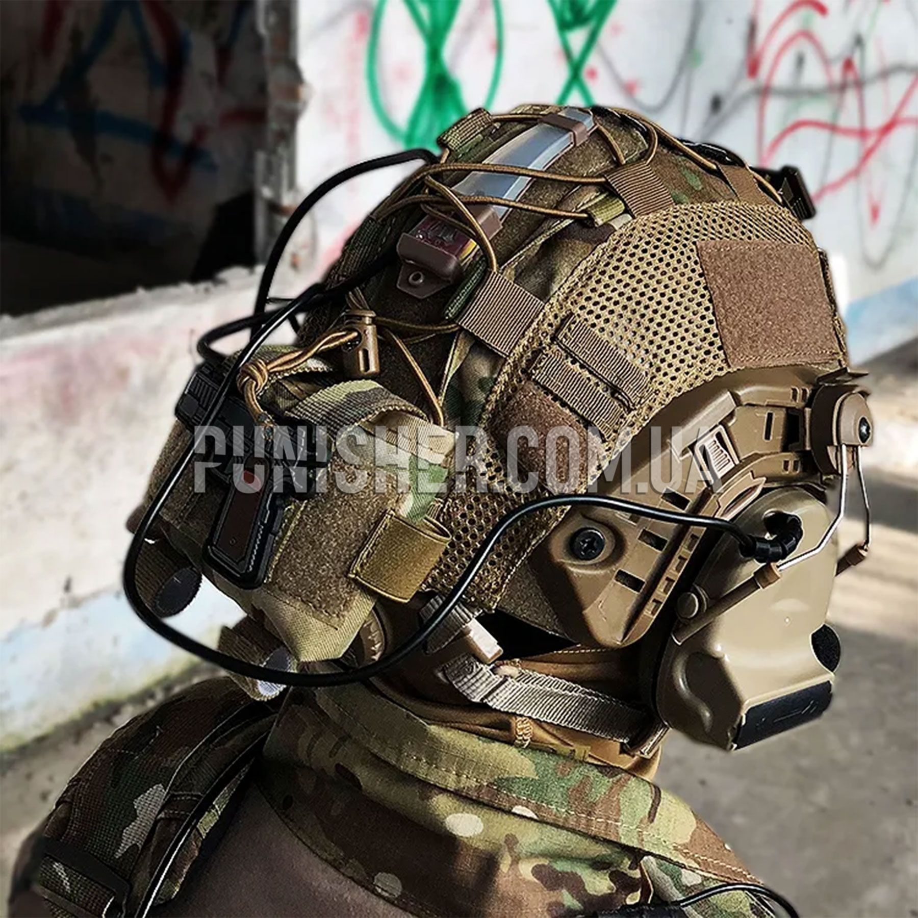 IdoGear MK2 Helmet Battery Pouch for Helmet FAST, MICH, ACH Multicam ...