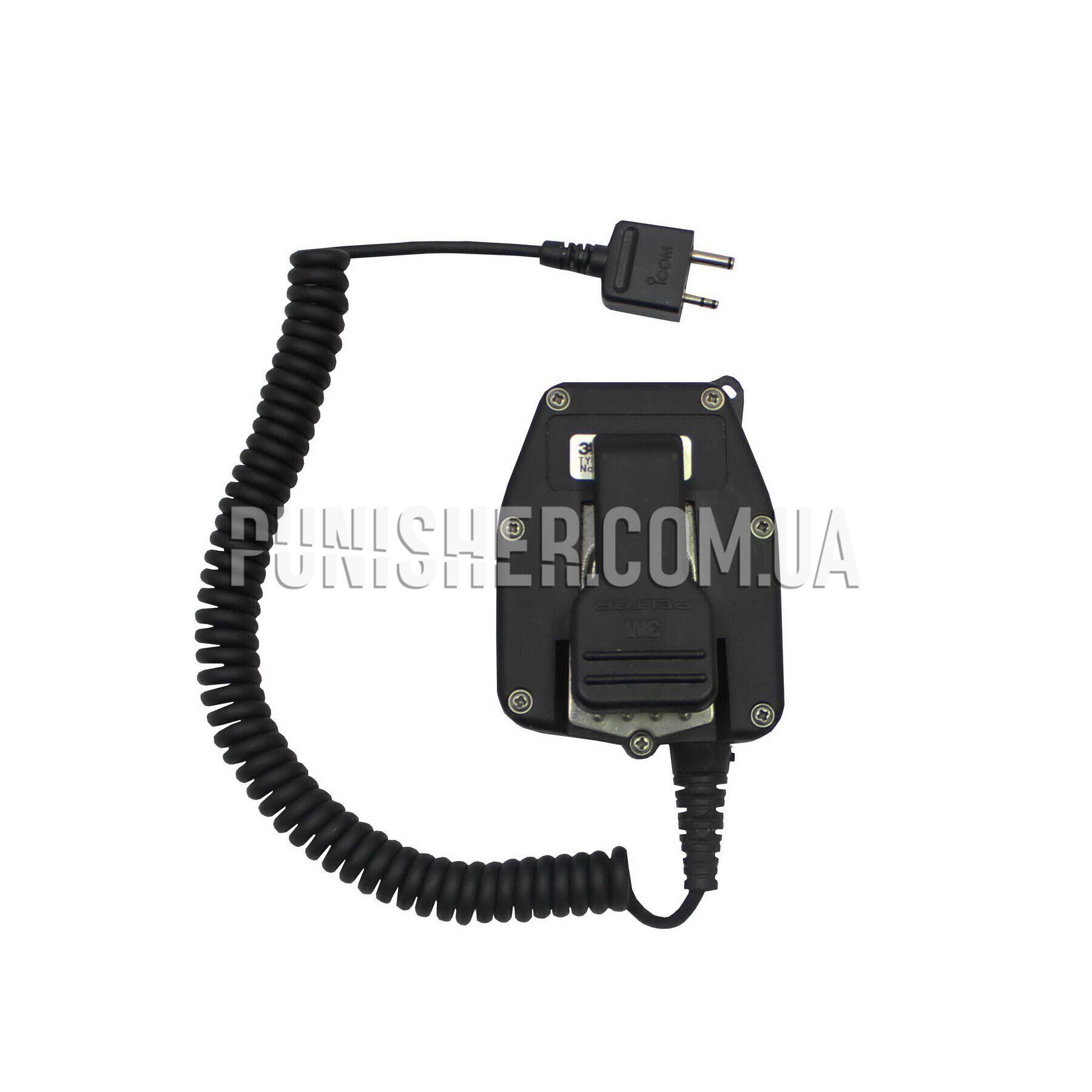 3M Peltor PTT ICOM Radio Adapter Black buy with international delivery ...