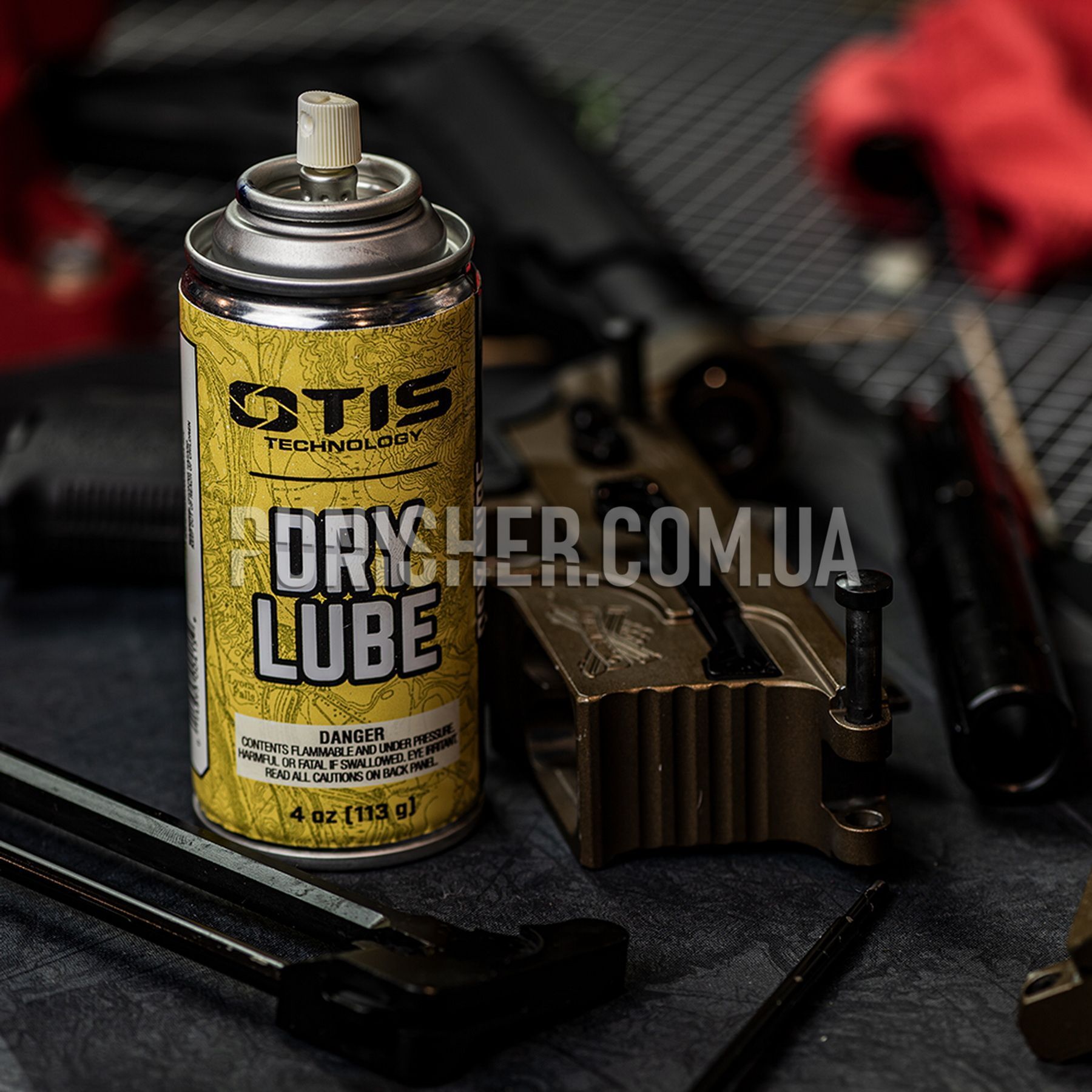 Otis Dry Lube 4oz Black buy with international delivery | Punisher.com.ua