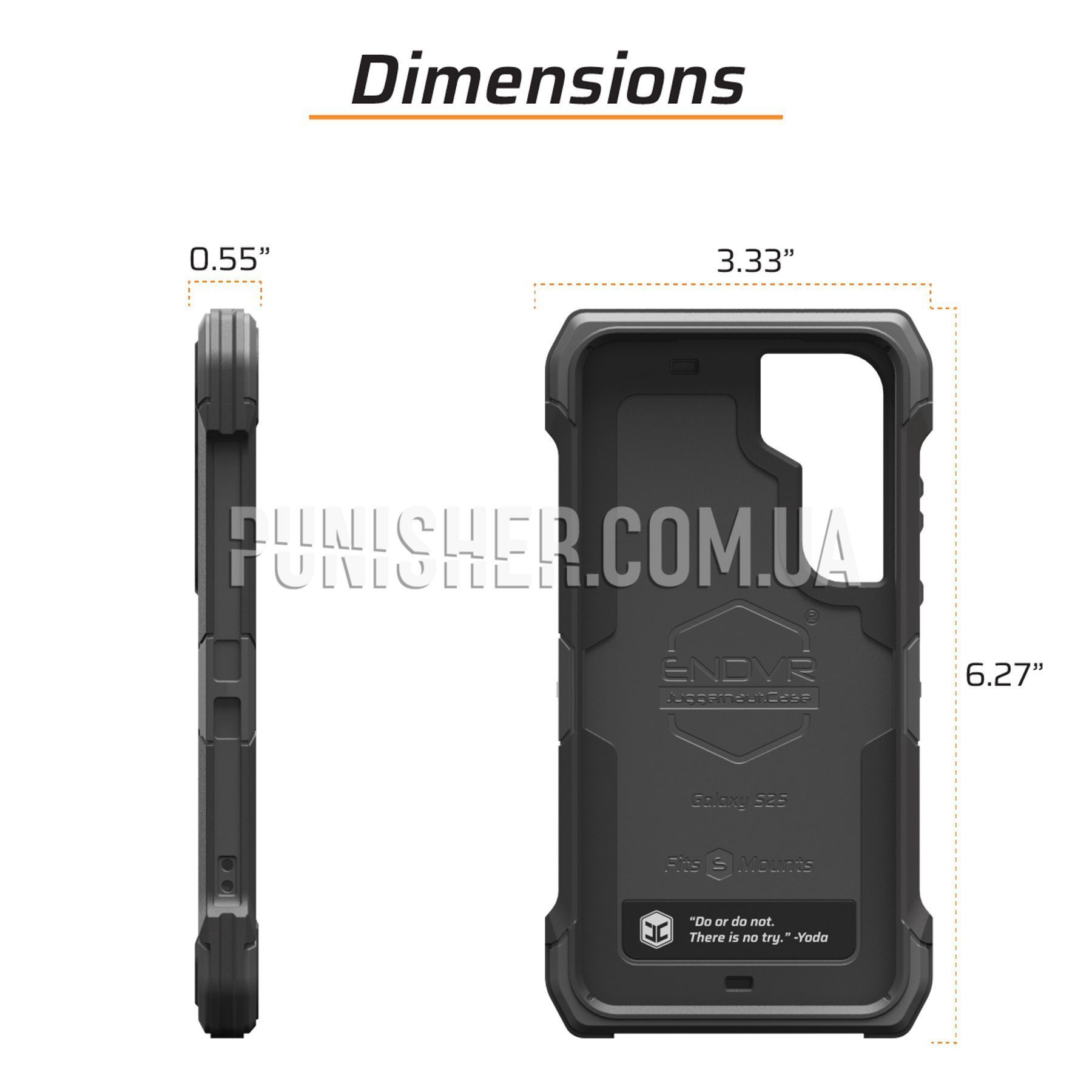 Juggernaut Samsung S25 ENDVR Phone Case Black buy with international ...