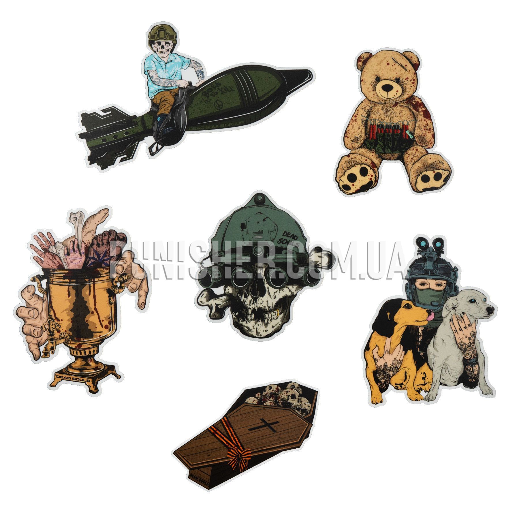Dead Souls Group Blood Sticker Pack Yellow buy with international ...